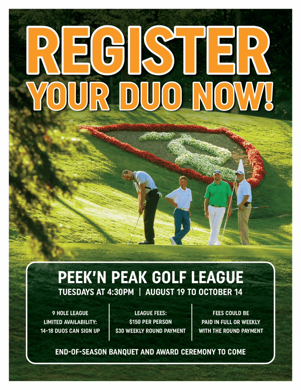 Peek'n Peak Championship Caliber Golf Course in Western NY, Near PA & OH